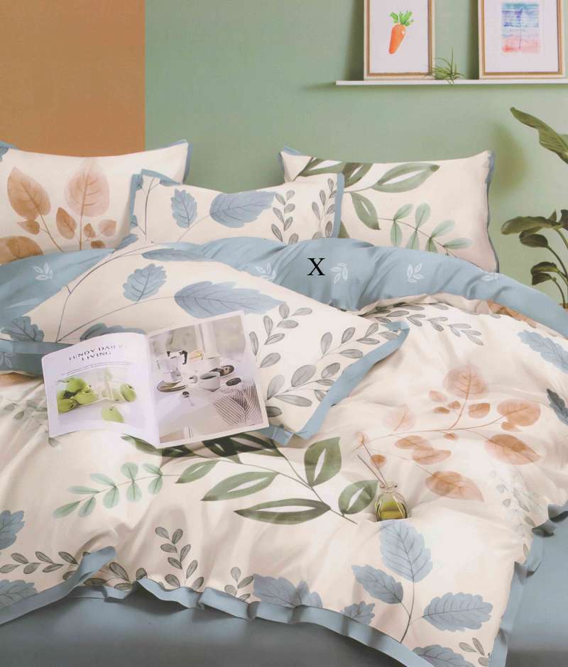 Jual Bedcover Set Satin Square Choco / Square Cream / Kody / Love ...