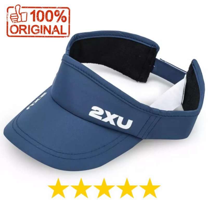 Promo 2xu Original Run Visor Cap Topi Olahraga Lari Running Caps ...