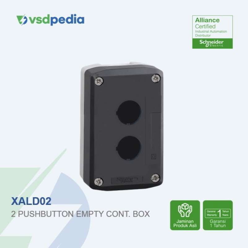 Promo Schneider 2 P.b Empty Control Box Xald02 Diskon 50% Di Seller ...