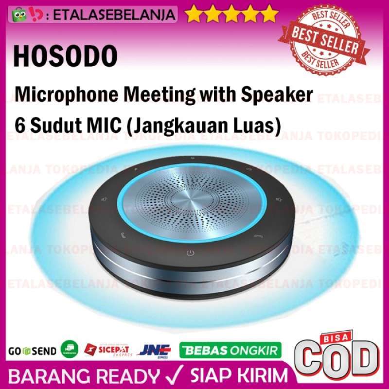 Promo Speakerphone Desktop Conference - Hosodo Bt51wb - 6 Mic Sound ...