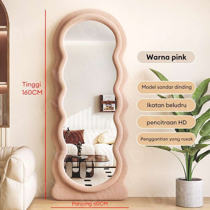 Promo Rm Kaca Cermin Full Body Aesthetic Mirror Dind Diskon 51% Di ...