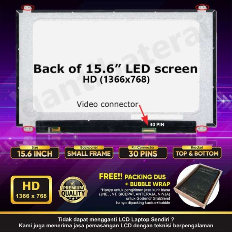 Promo Lcd Led Asus Vivobook X505z X505za 15.6 Inch Slim 30 Pin Small ...