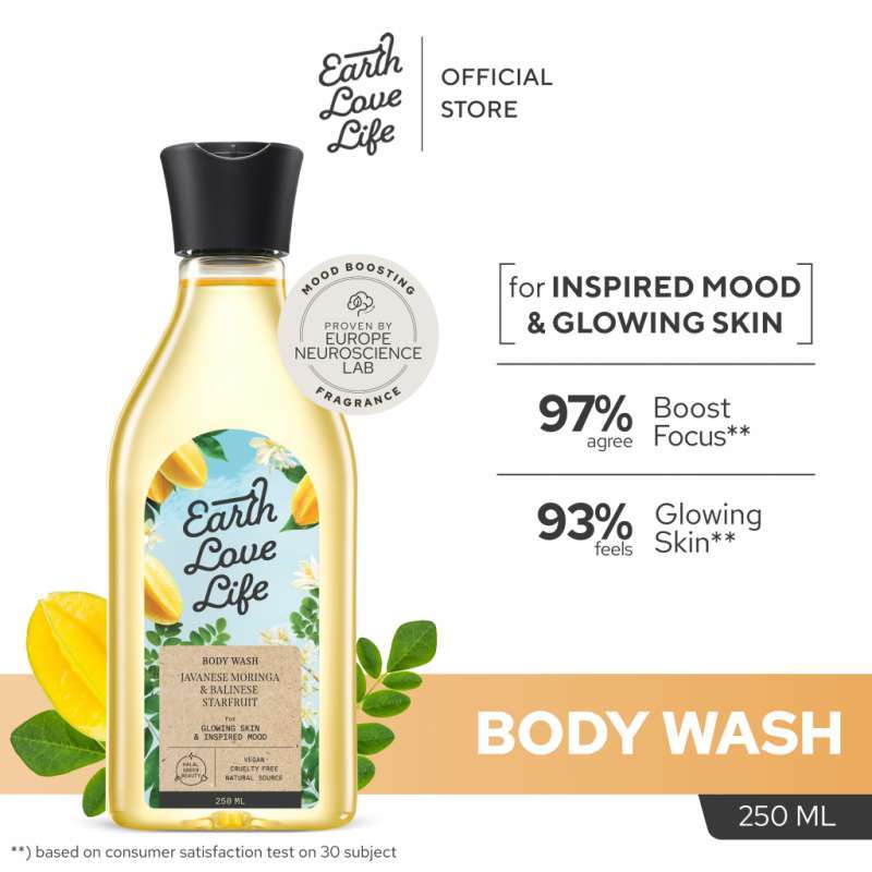 Promo Earth Love Life Javanese Moringa & Balinese Starfruit Body Wash ...
