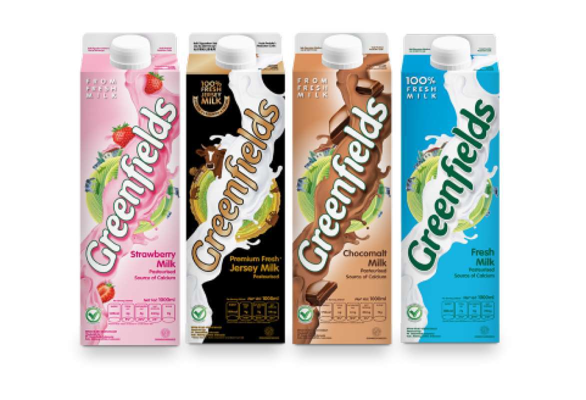 Jual Greenfields Fresh Milk / Susu Segar 1 Liter - Plain Tanpa Tutup Di ...