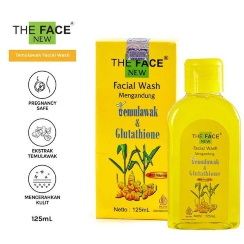 Jual The Face Temulawak Facial Wash With Glutathione 125ml Di Seller ...