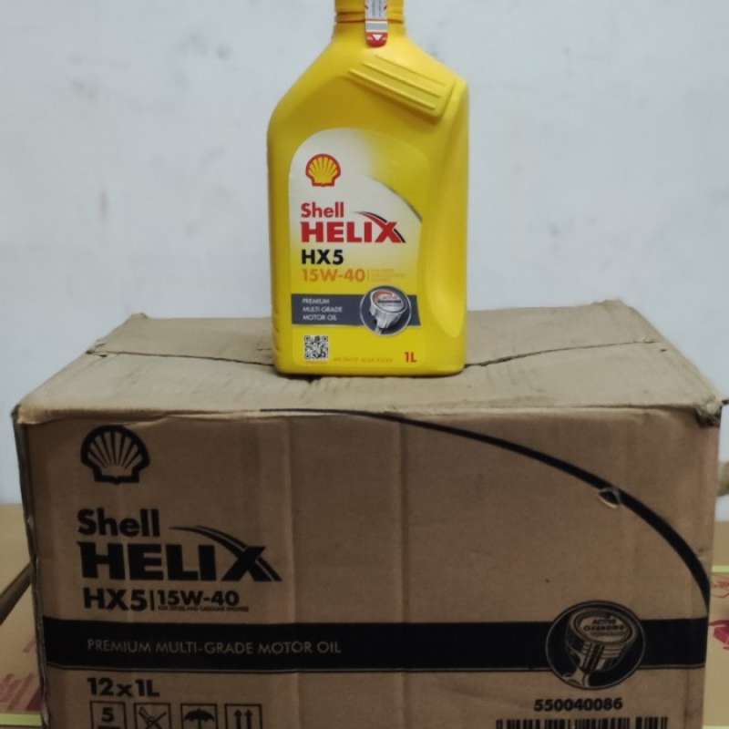 Promo Oli Shell Helix Hx5 1 Liter 1 Dus Diskon 33% Di Seller Toko Imang ...