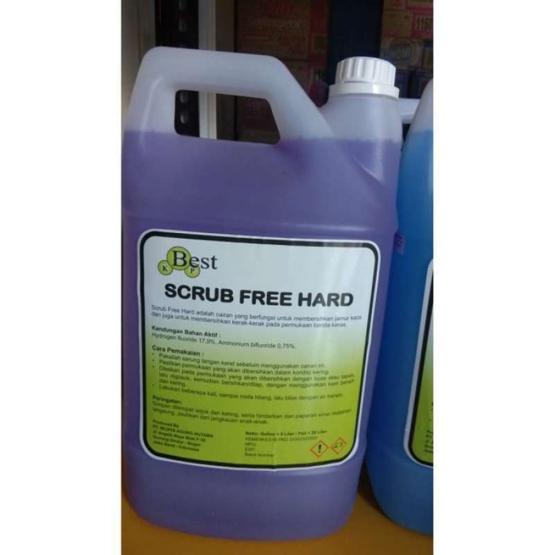 Promo Rjd-389 Best - Scrub Free Hard (galon) Diskon 33% Di Seller ...