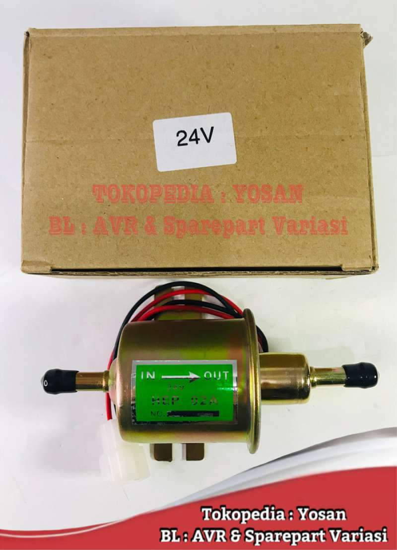 Promo Electrical Fuel Pump Pompa Bensin Hep02a 24v Diskon 23% Di Seller ...