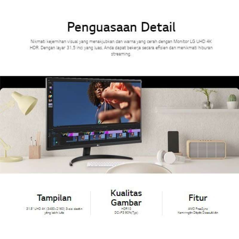 Jual Monitor Lg Led 32 32ur500 K Uhd Va Hdmi Amd Freesync Di Seller ...