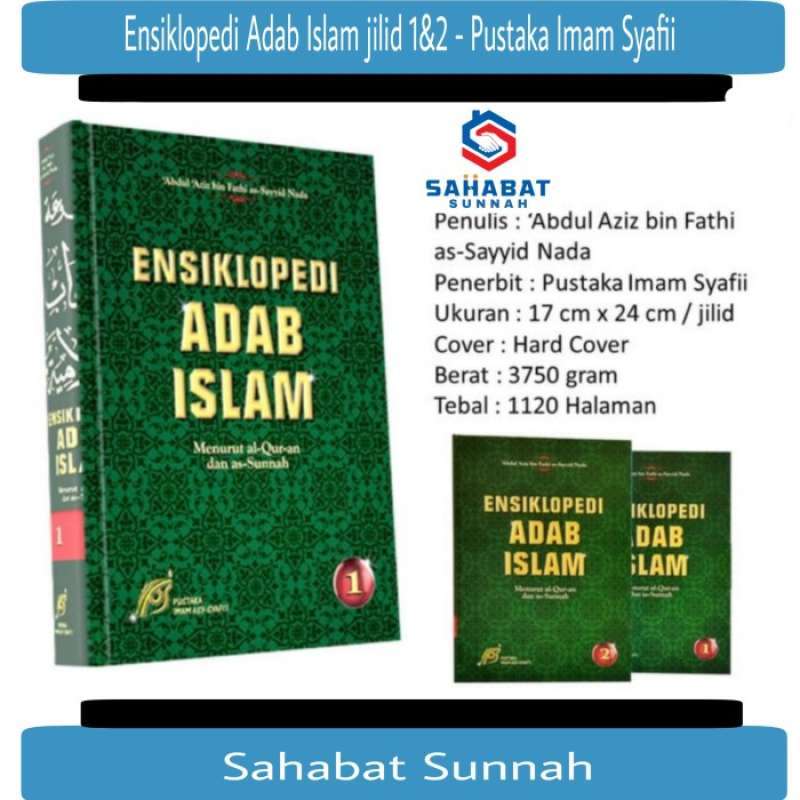 Promo Ensiklopedi Adab Islam Set Jilid 1&2 - Pustaka Imam Syafii Diskon ...