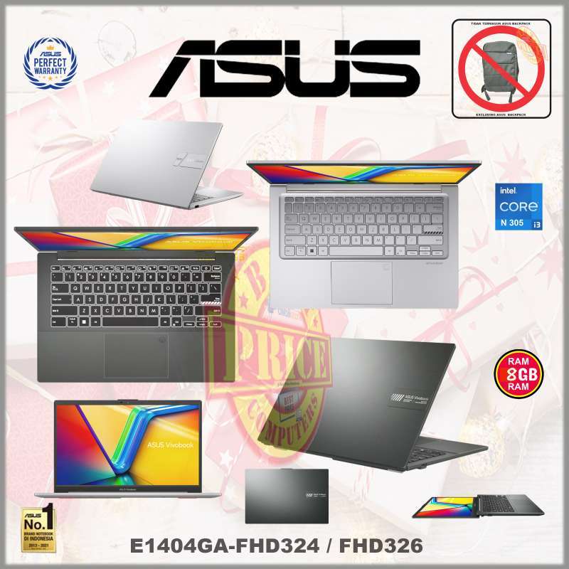 Promo Asus Vivobook Go 14 E1404ga-fhd324 - Mixed Black [no Bag] [intel ...