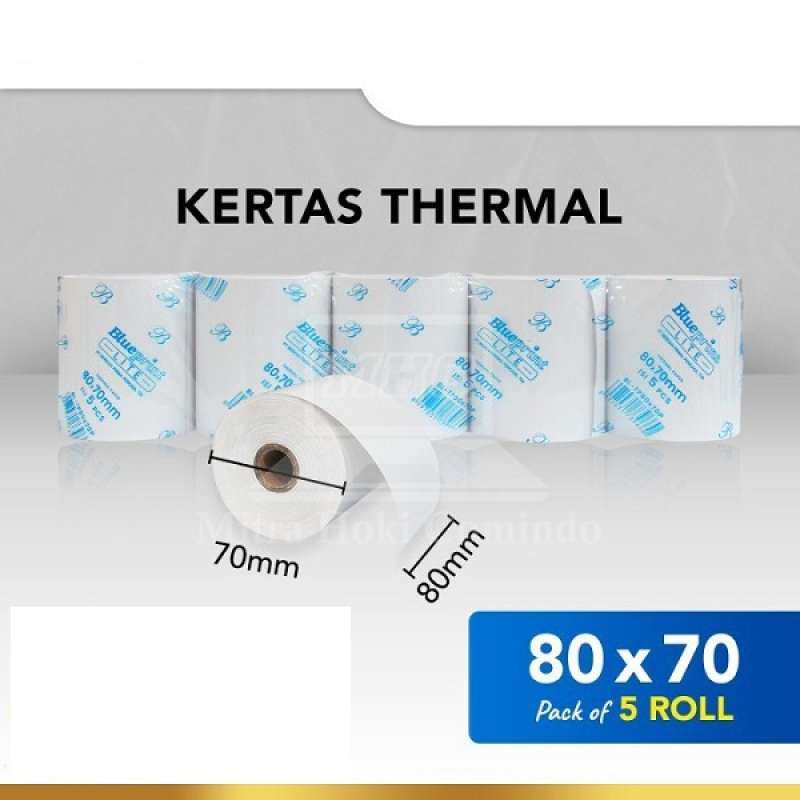 Jual Kertas Thermal Kertas Kasir Kertas Struk Blueprint Lite 80 X 70 Di ...