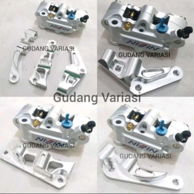 Promo Paket Kaliper Monoblok Ns 4 Piston Plus Breket Monoblok Mio Beat ...