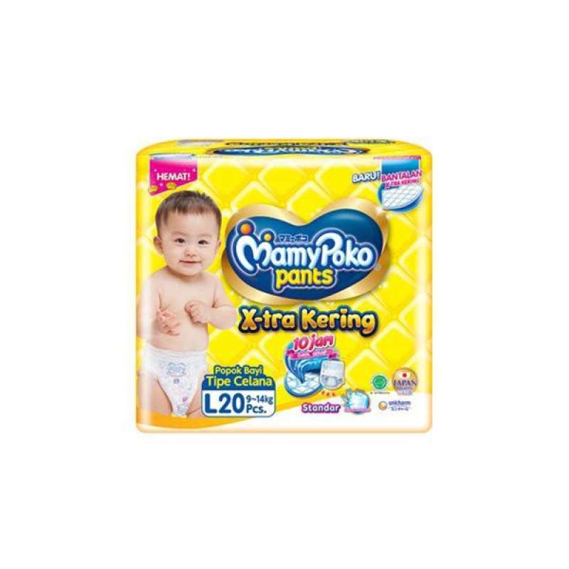 Promo Mamy Poko Pants Standar L 20 Pcs Diskon 20% Di Seller Hypermart ...