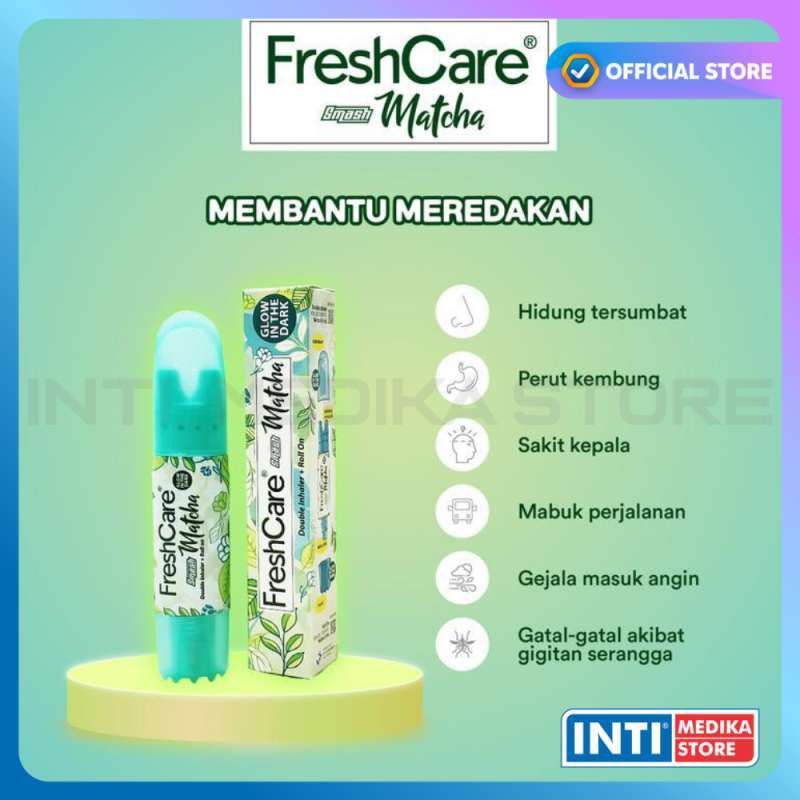 Promo Freshcare - Minyak Angin Smash 4in1 Matcha | Double Inhaler ...