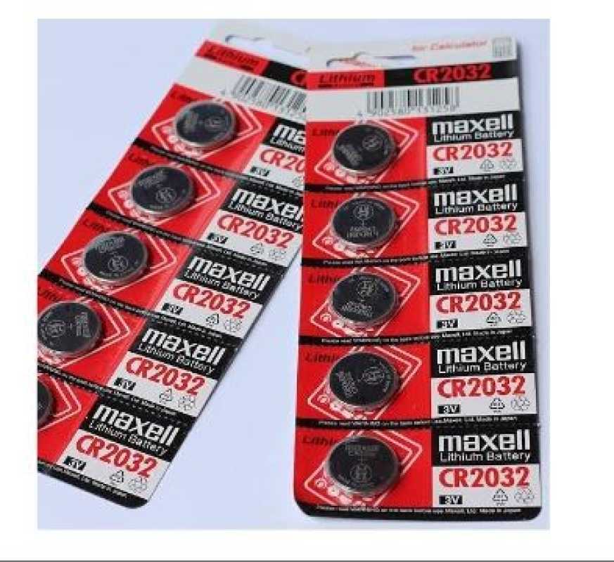 Jual Battery Maxell Cr2032 Lithium 3v Original Baterai Maxel Batere Cr ...