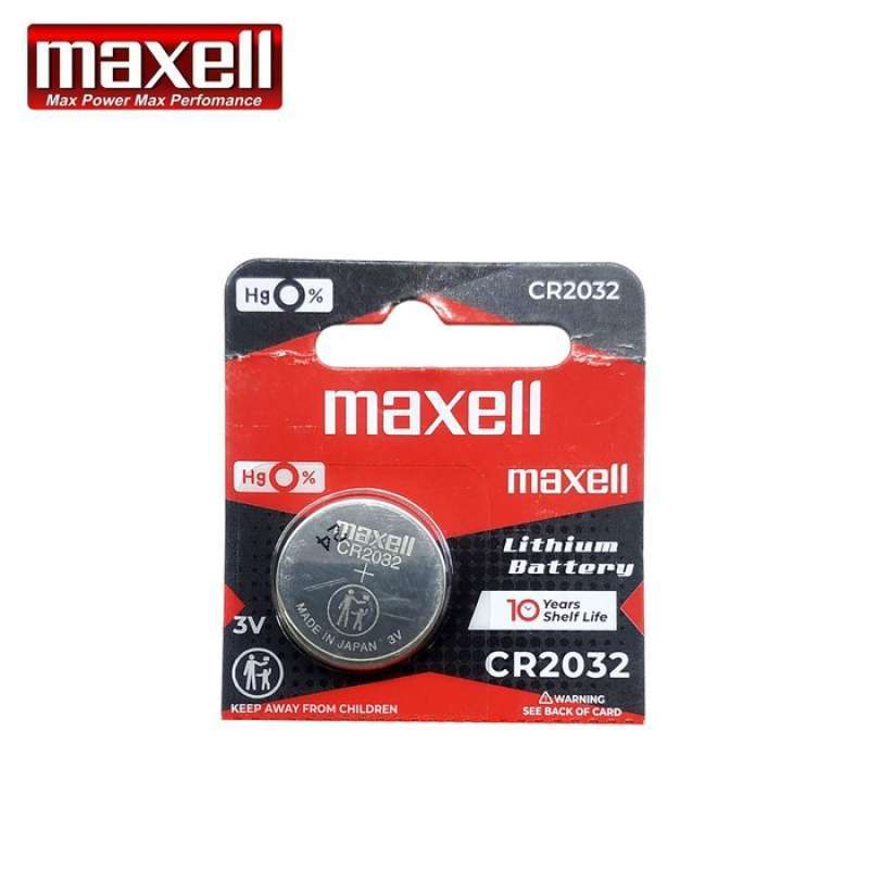 Jual Battery Maxell Cr2032 Lithium 3v Original Baterai Maxel Batere Cr 2032 Di Seller Duinotoko ...