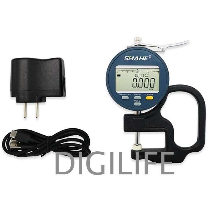 Jual Digital Thickness Gauge 0.001mm 0-10mm Shahe Usb Pc Micrometer ...