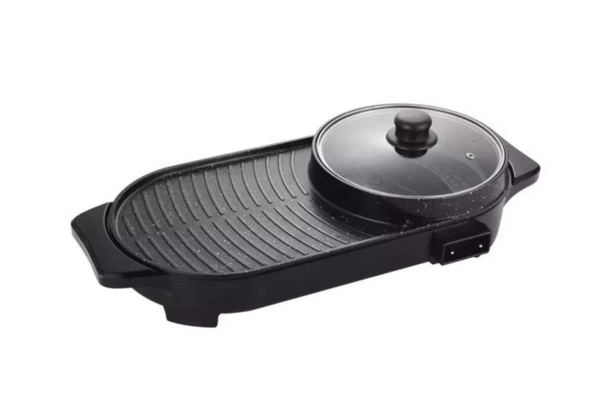 Promo Korean Griil Pan Electric Multifungsi 2in1 Hotpot Bbq Terbaru ...