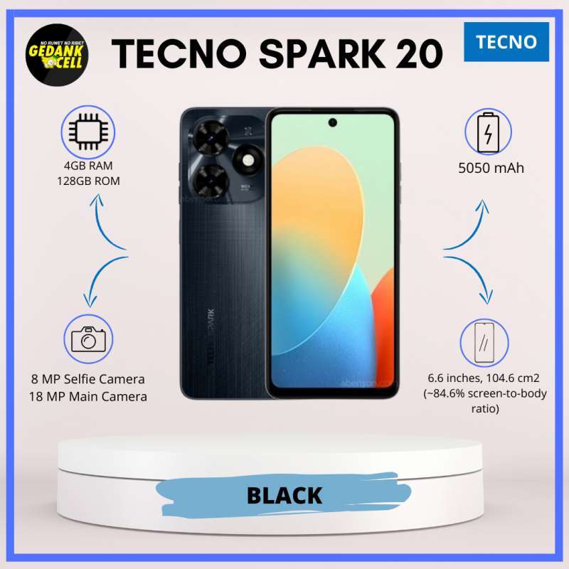 Jual Tecno Spark C New Bergaransi Di Seller Gedank Cell Official Store Gedank Cell
