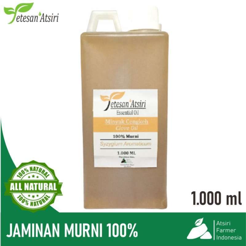 Promo 1 Liter Minyak Atsiri Cengkeh Minyak Cengkeh Murni Daun Clove Oil ...