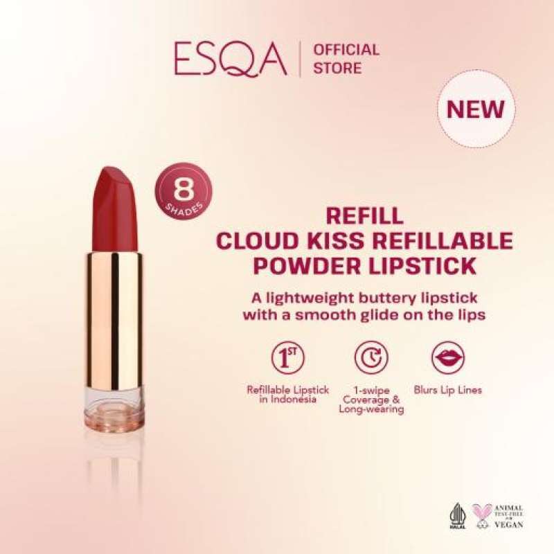 Jual Esqa Refill Cloud Kiss Powder Lipstick Di Seller Esqa Cosmetics ...