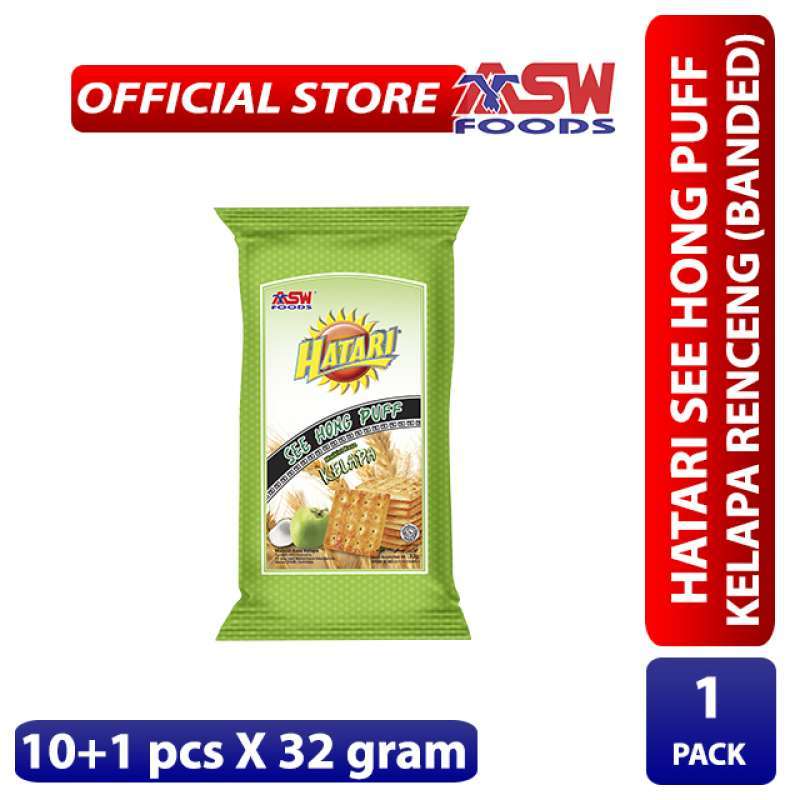 Promo Hatari See Hong Puff Kelapa Renceng - Banded Diskon 4% Di Seller ...