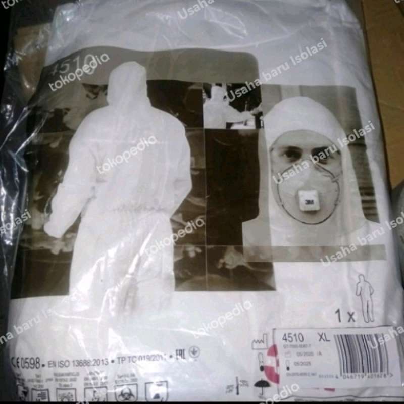 Promo Baju Apd 3m Hazmat Suite Seragam Medis Diskon 23% Di Seller ...