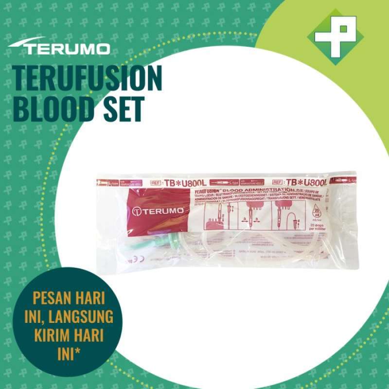 Promo Blood Set Terumo / Terufusion Blood Administration Set Box Isi 50 ...
