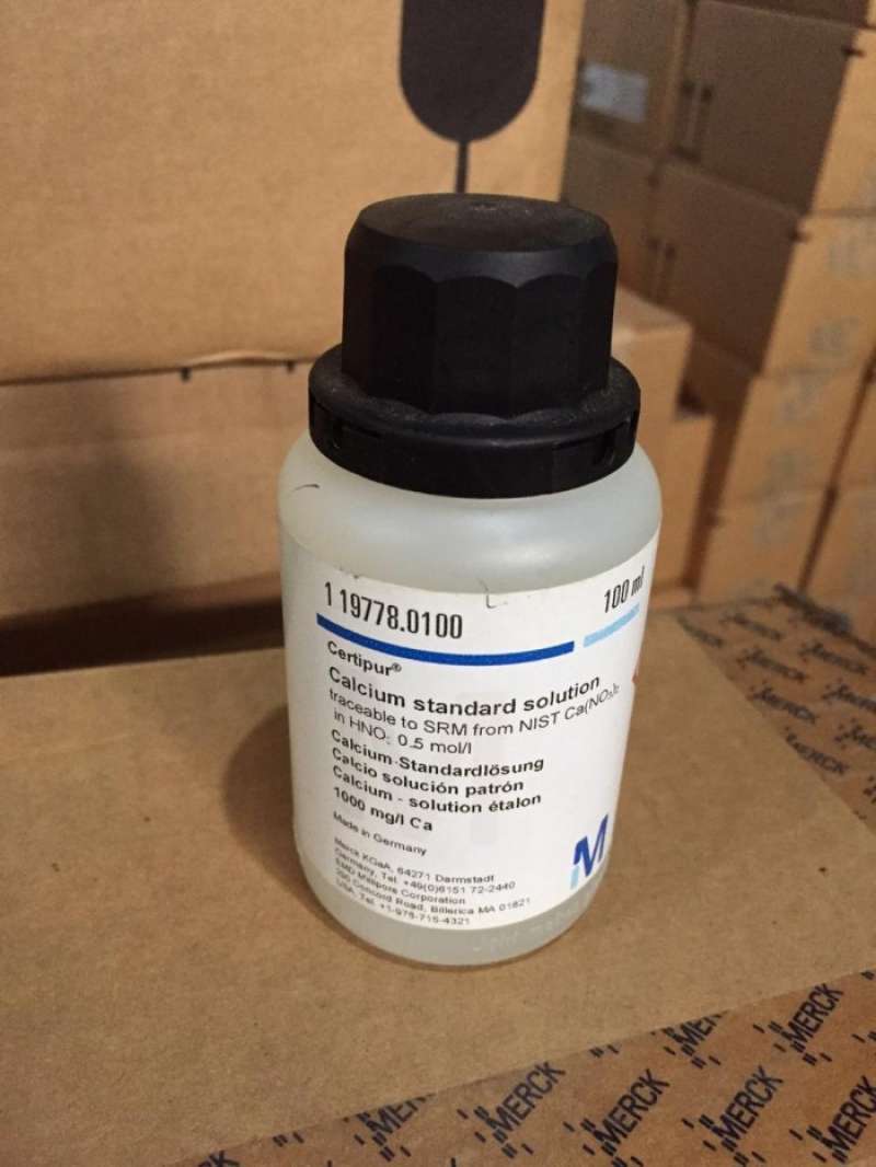 Promo Merck 1.19778.0100 Calcium Standard Solution 1.19778 119778 100ml ...