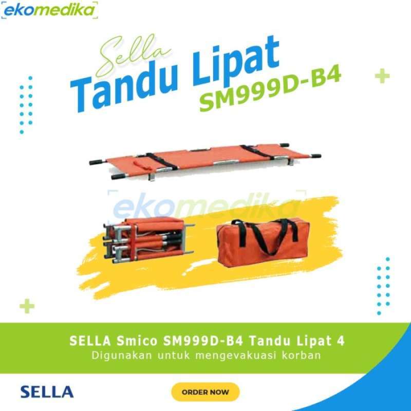 Promo Tandu Lipat 4 Sella Smico Sm999d B4 Folder Stretcher Diskon 23% ...