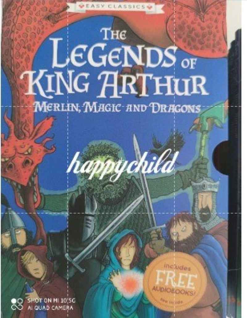 Promo The Legends Of King Arthur Merlin Magic And Dragons/easy Classics ...
