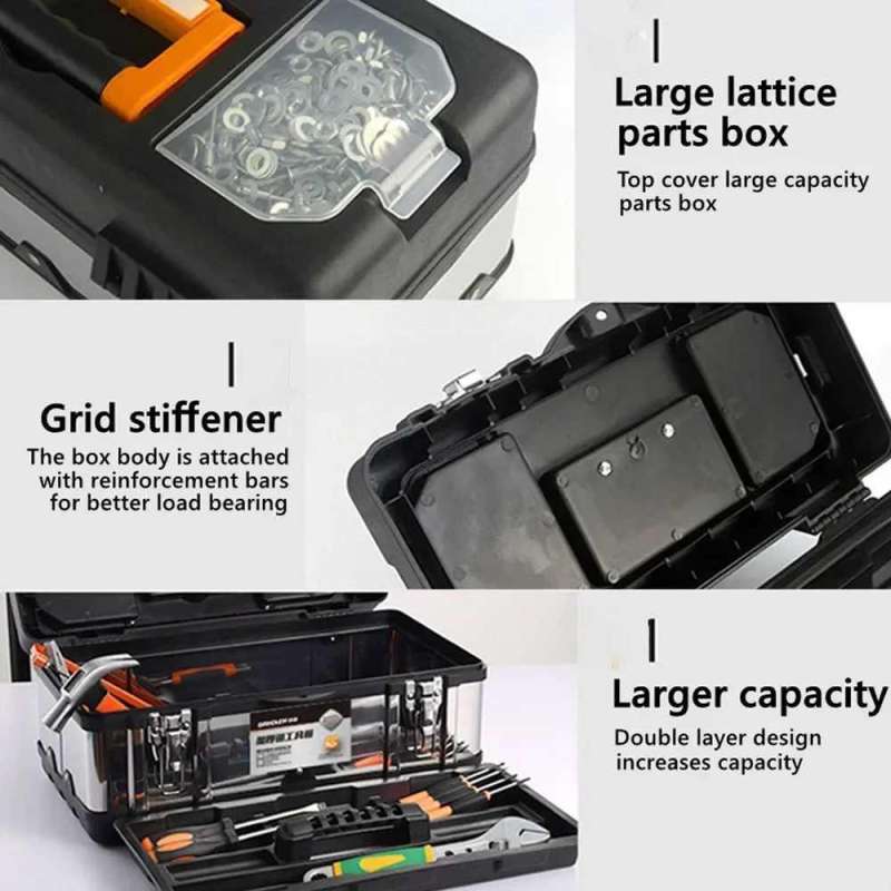 Jual Anyyion Kotak Perkakas Multifungsi Thicken Hardware Tool Box An10 ...