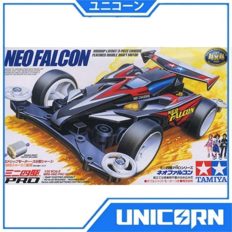 Jual Tamiya Mini 4wd Neo Falcon / Ms Chassis / 18617 Original Di Seller ...