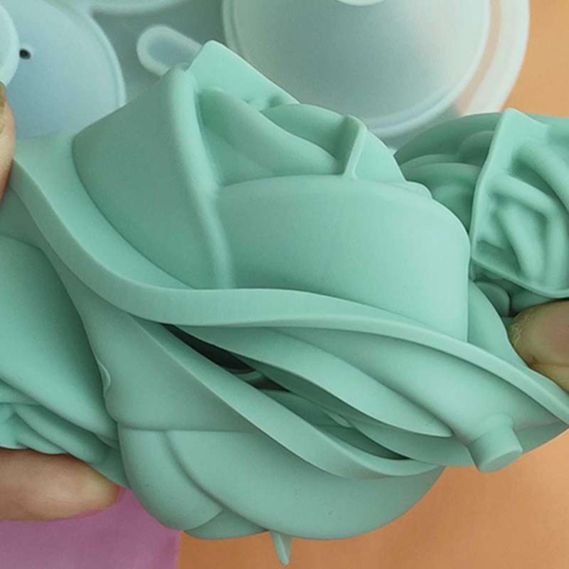 Jual Komall Cetakan Es Batu Model Mawar 3d Rose Ice Mold 4 Grid K400