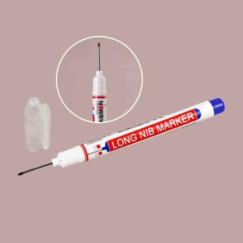 Jual New Spidol Kepala Panjang Long Nib Head Marker Waterproof 317 ...