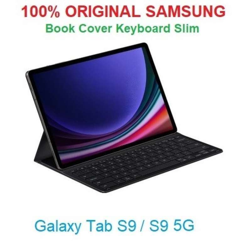 Promo Book Cover Keyboard Slim Galaxy Tab S9 S9fe S9 Fe Diskon 50% Di ...