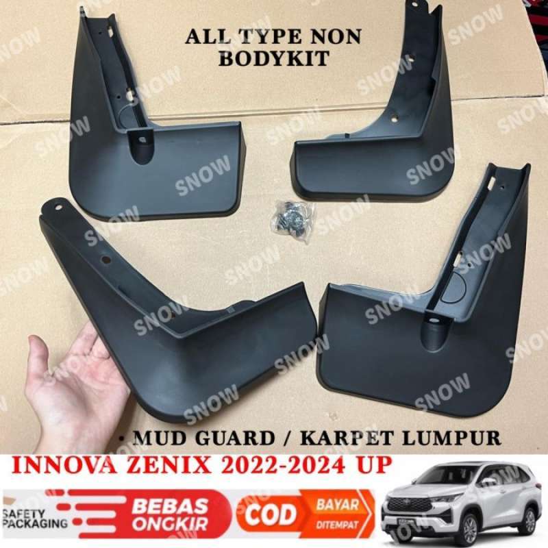 Promo Mud Guard Innova Zenix 2022 2023 2024 Non Bodykit Karpet Lumpur ...