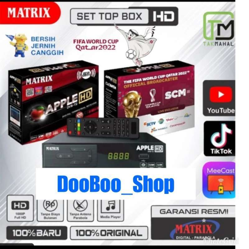 Promo Set Top Box Matrix Dvb T2 Digital Reciver Diskon 21% Di Seller Sn ...