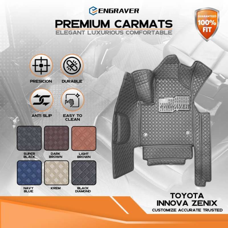 Promo Karpet Mobil Engraver Toyota Innova Zenix (zenix Hybrid) Fullset ...