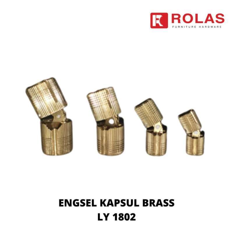 Jual Engsel Kapsul Brass Ly 1802 / Engsel Pintu / Engsel Jendela - 10mm ...