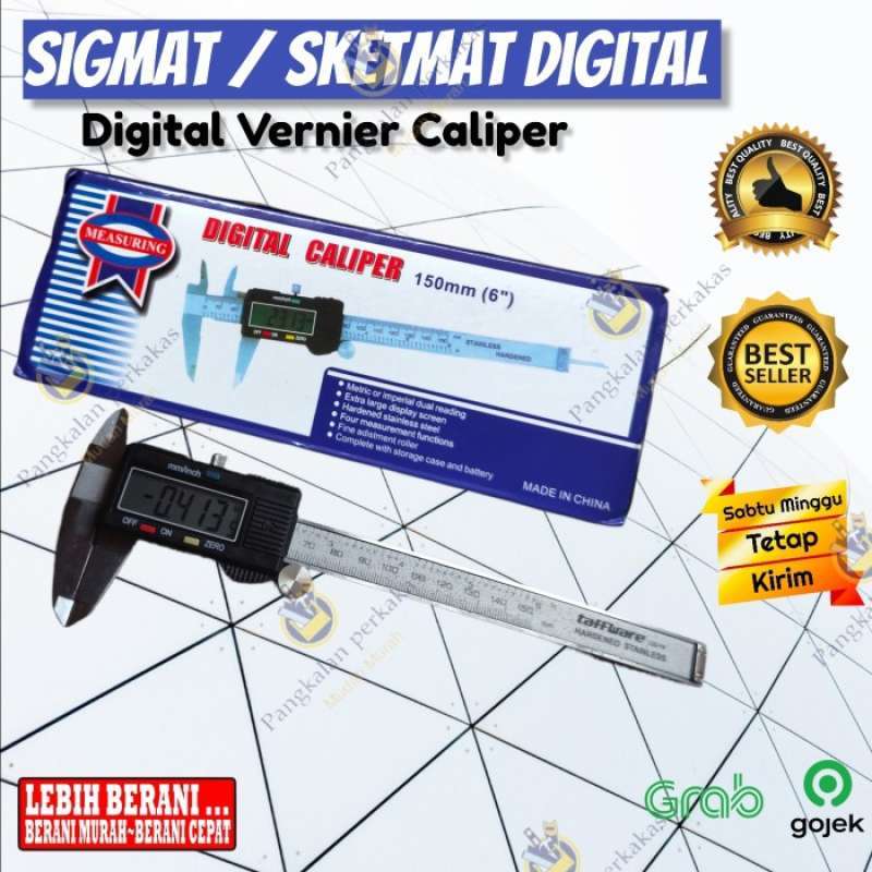 Promo Sigmat Digital / Digital Sketmat / Vernier Caliper Digital Diskon 23% Di Seller Darmaroca ...