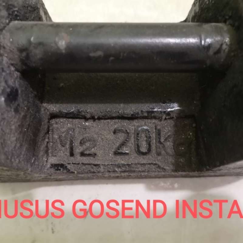 Promo Khusus Gosend Instant Batu Timbangan/bandul/anak Timbangan 20 Kg ...