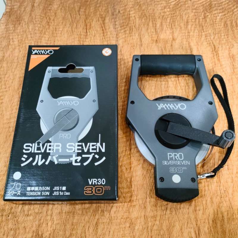 Promo Yamayo Roll Meter Steel Type Silver Seven 30 Meters Japan Diskon ...