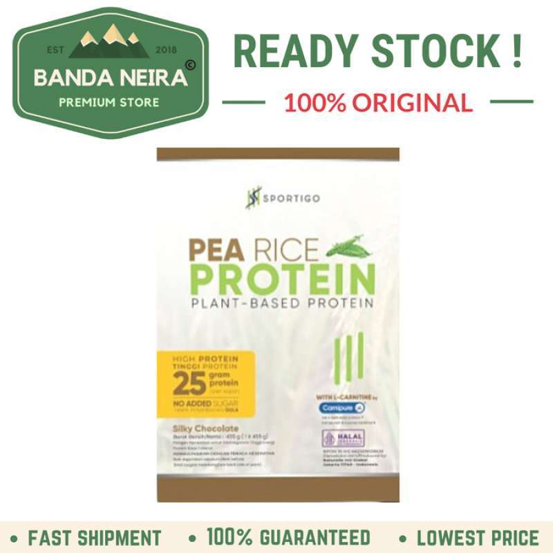 Promo Sportigo Pea Rice Protein Isolate Plant Based Protein Diskon 23% ...