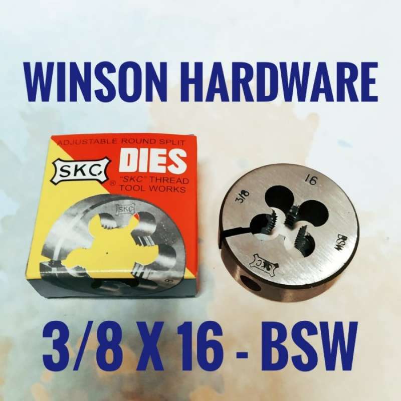 Promo Mata Senai Skc 3/8x16 Bsw - Snai Snay Snei Dies Drat Baut M 3/8 X 16 Diskon 23% Di Seller ...