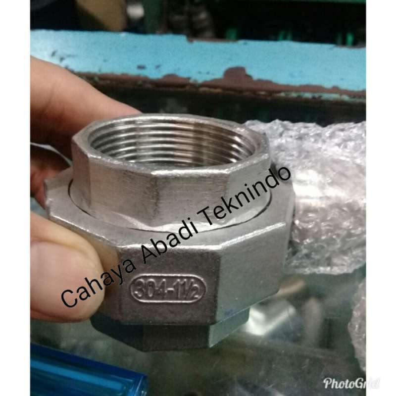 Promo Watermur Stainless 1 1/2(inch) Water Mur Union Ss304 Diskon 23% ...