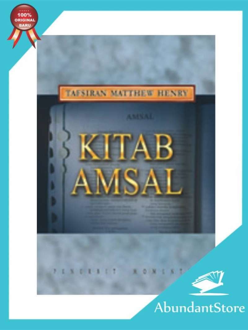 Promo Buku Tafsiran Matthew Henry - Kitab Amsal Diskon 23% Di Seller ...