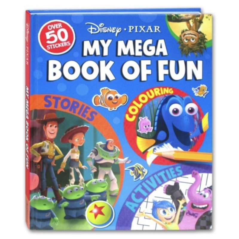 Promo Disney My Mega Book Of Fun Activity Book Buku Aktivitas Anak ...