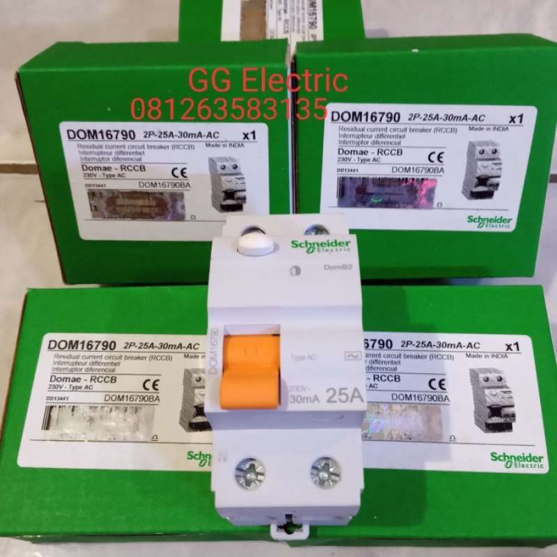 Promo Elcb Rccb Schneider Domae 2p 25a 30ma Ac Diskon 23% Di Seller Darmaroca - Cengkareng Barat ...